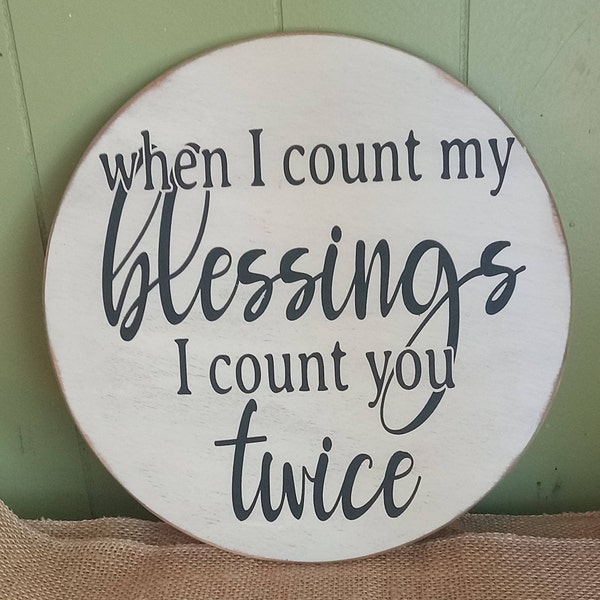 Count My Blessings - Etsy