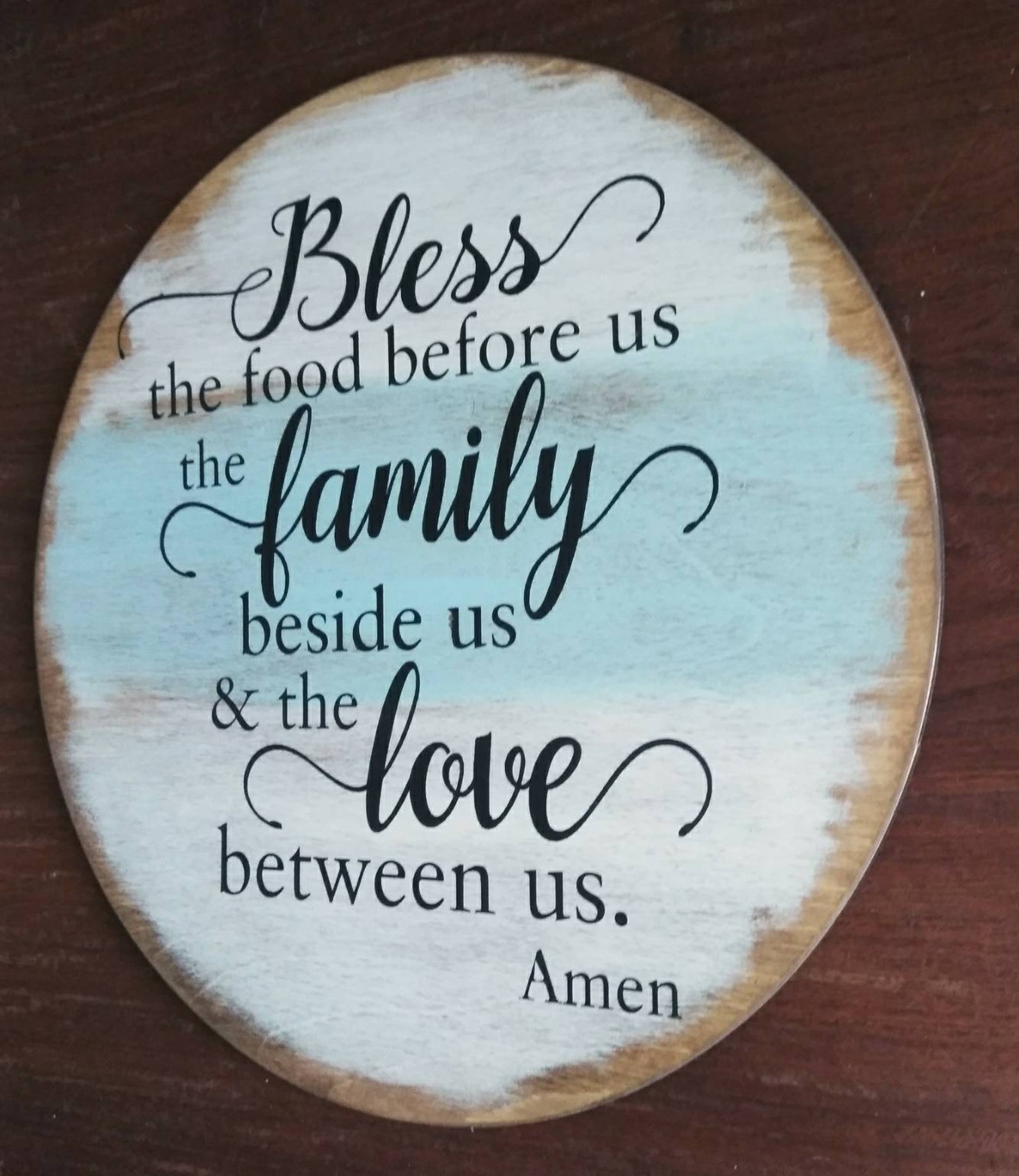 Bless The Food Before Us Sign Rustic Sign Farmhouse Sign | Etsy