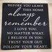 Before You Leave This Home Sign Black Before You Leave Sign Rustic Sign ...