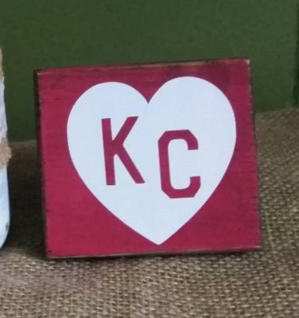 Kansas City Sign Kansas City Chiefs Sign Red Sign Kansas | Etsy
