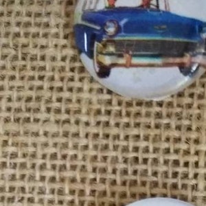 Red Classic Car Magnets Vintage Car Magnets Fathers Day - Etsy