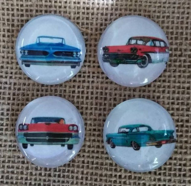 Vintage Car Magnets Fathers Day Gift Refrigerator Magnets | Etsy