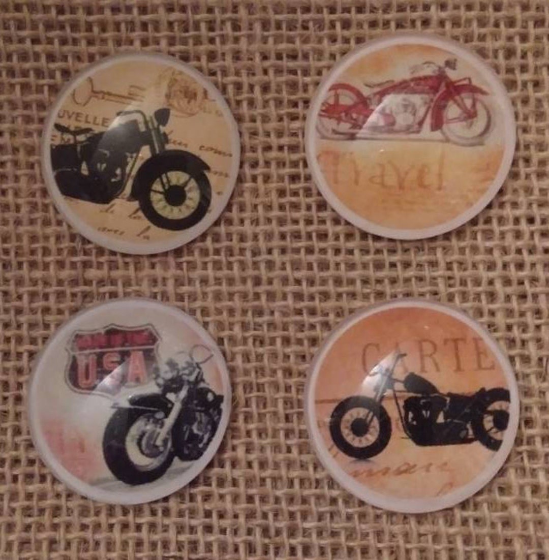 Motorcycle Magnets Fathers Day Gift Birthday Gift - Etsy