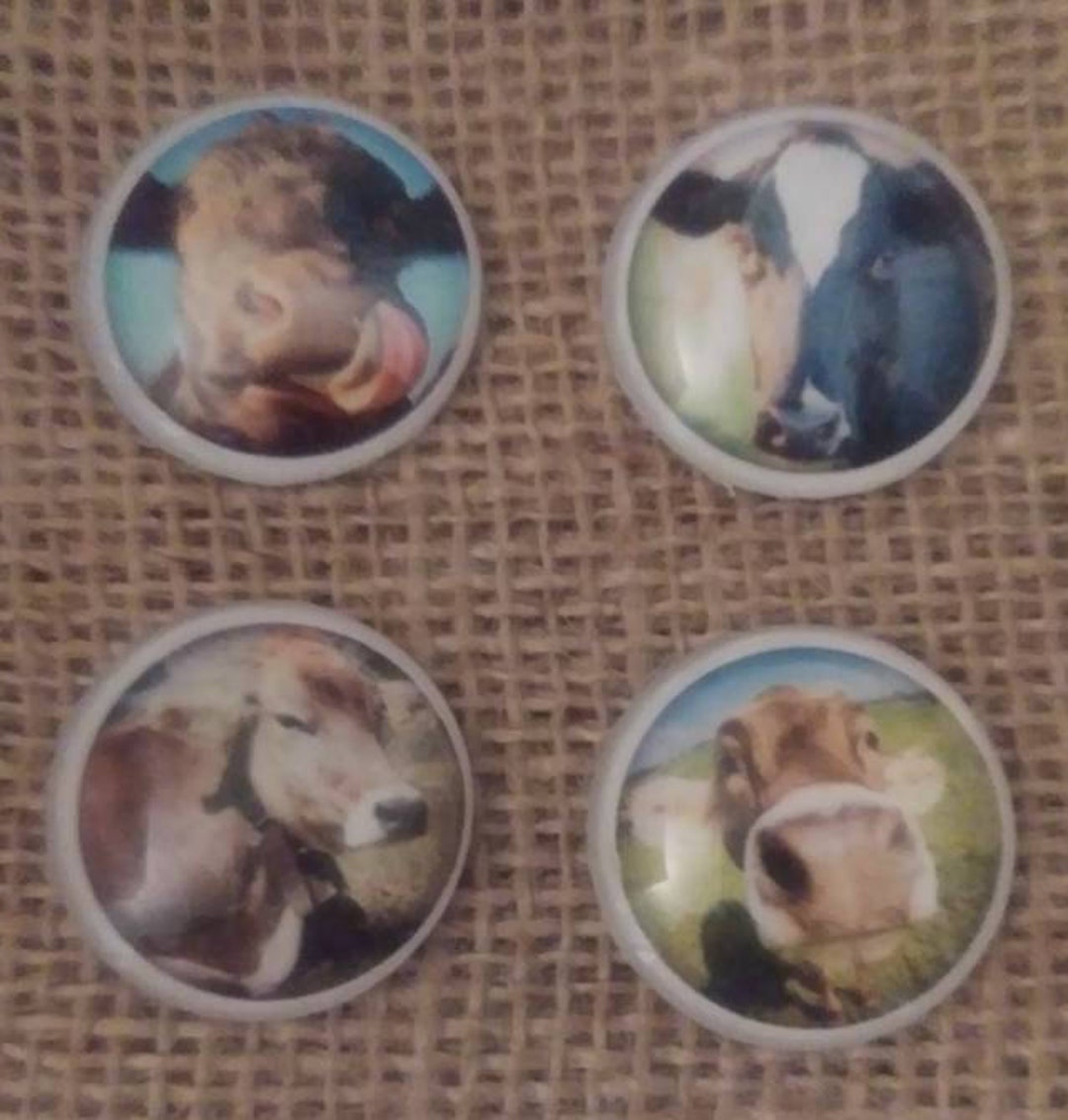 Cow Magnets Farm Animal Magnets Country Decor Gift Idea - Etsy