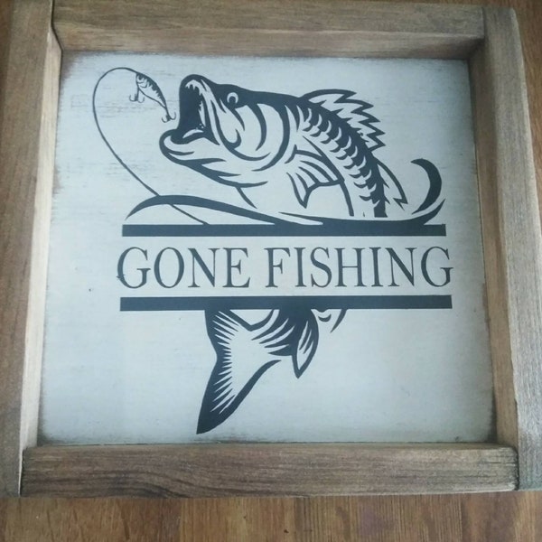 Gone Fishing Sign - Etsy