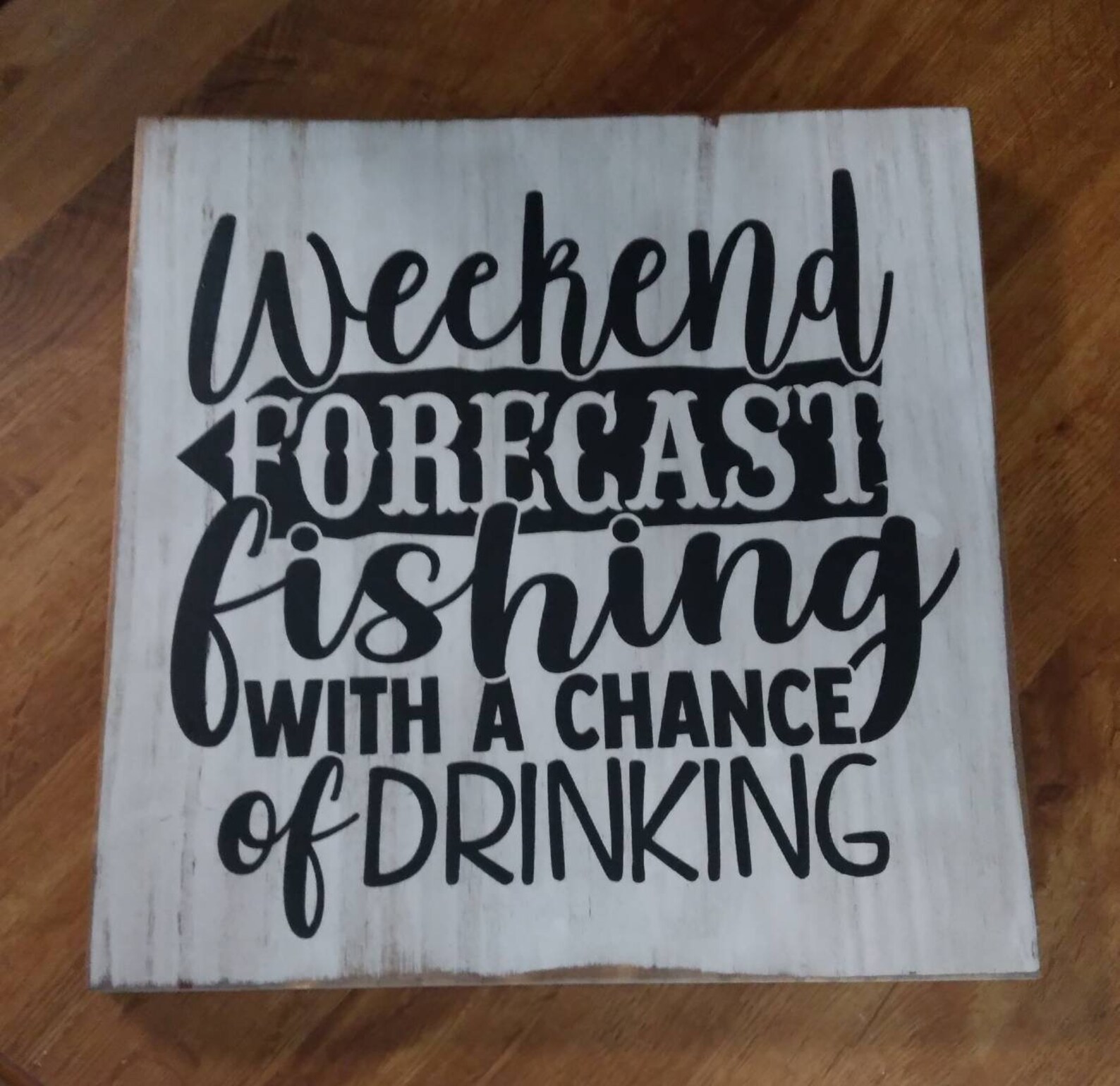 Fishing Sign Drinking Sign Weekend Forecast Sign Lake - Etsy