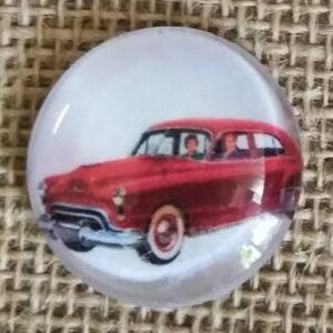 Red Classic Car Magnets Vintage Car Magnets Fathers Day - Etsy