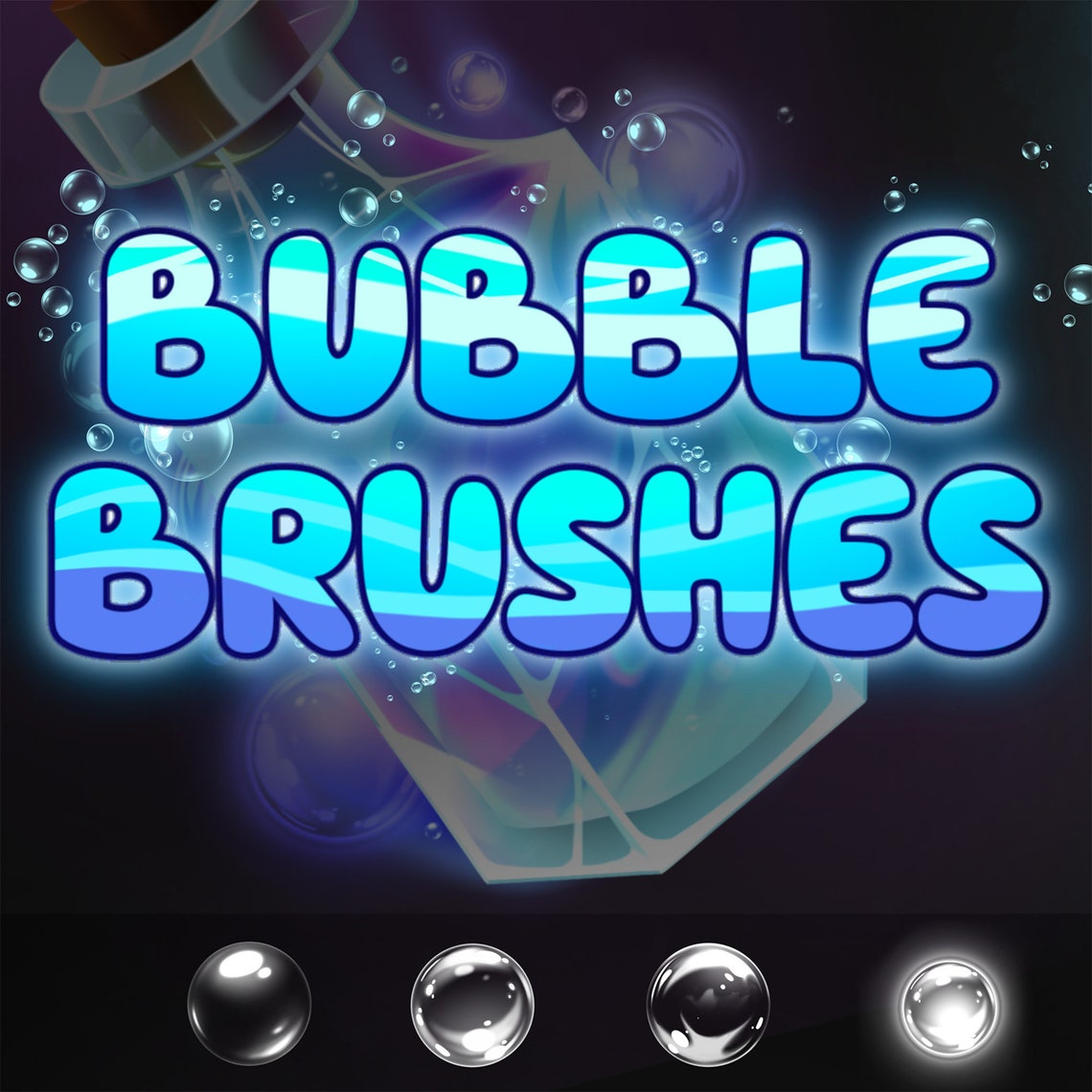 Procreate Brush Set Bubbles - Etsy