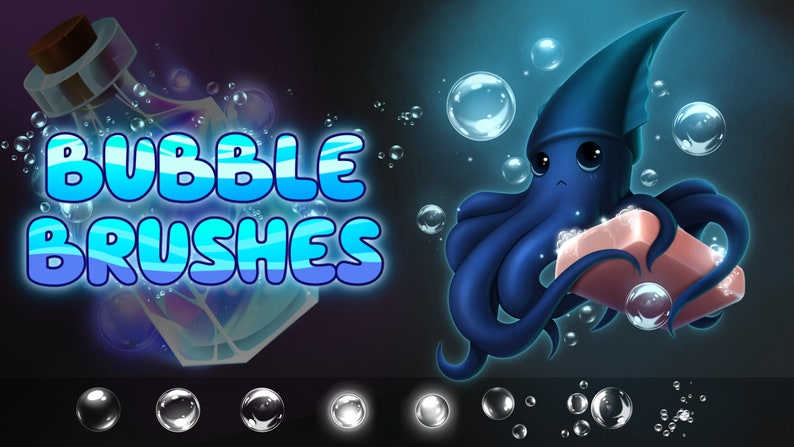 Procreate Brush Set - Bubbles - Etsy