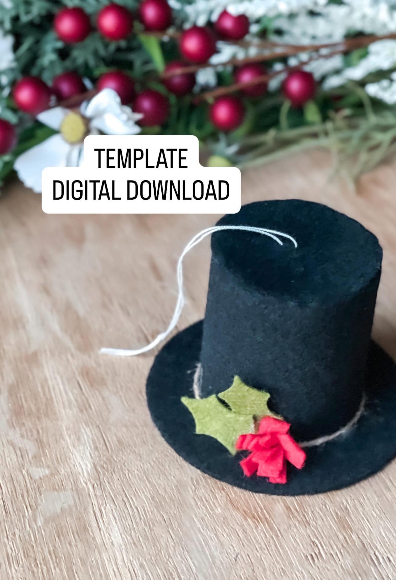 PDF Digital Download- Snowman Hat Template | Christmas Crafting ...