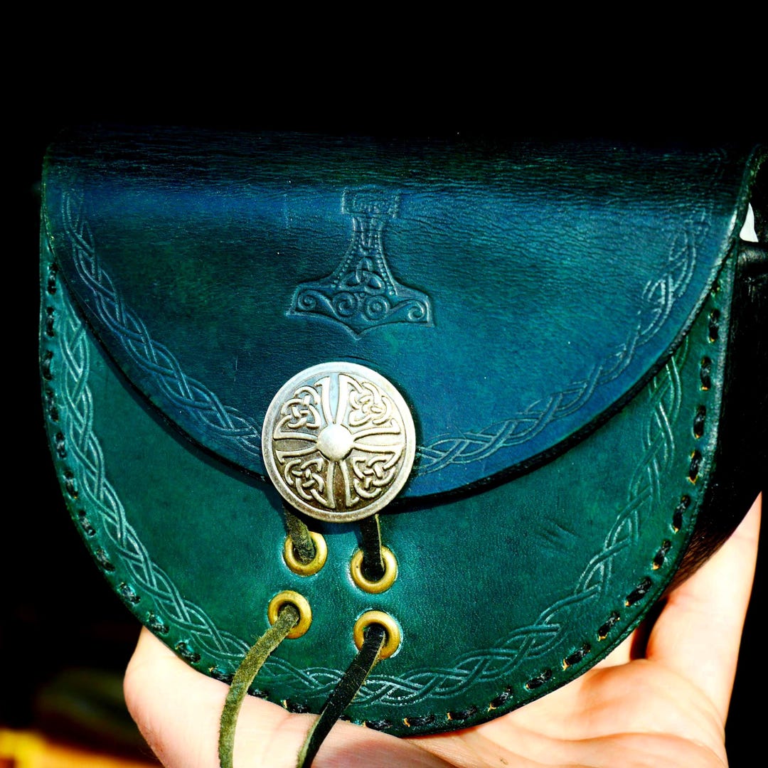 Mini Scottish-style Pouch - Green - Etsy