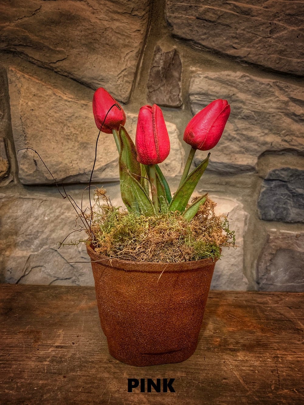 Primitive Tulip Pots | Etsy