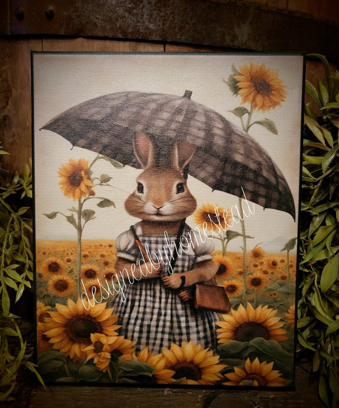 REBEKAH Bunny 8x10 Canvas Print - Etsy