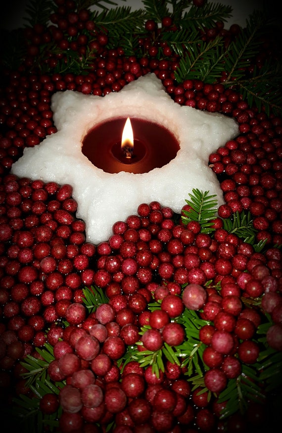Cranberry Floating Candles