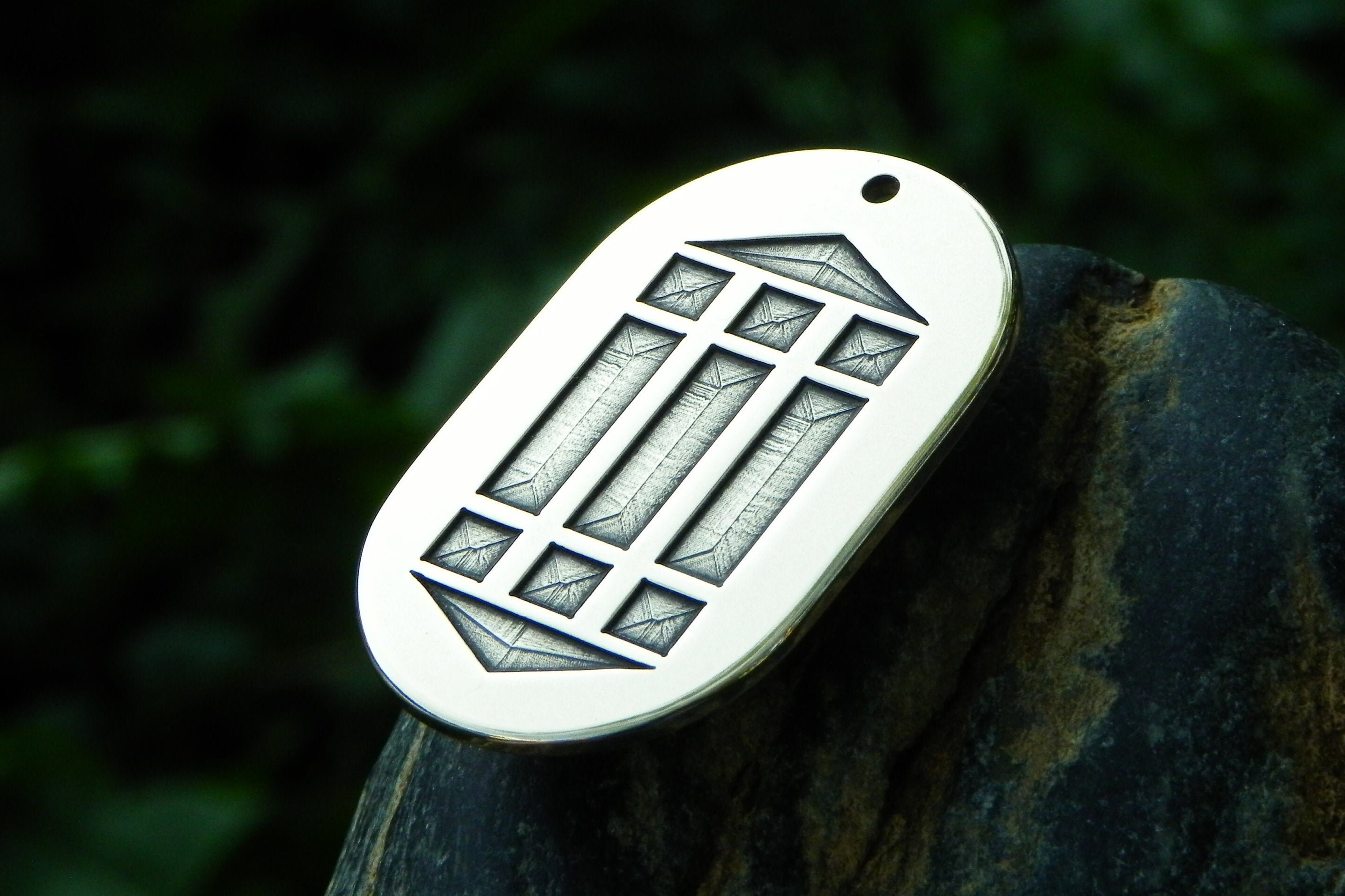 Symbol of Atlantis pendant | Etsy