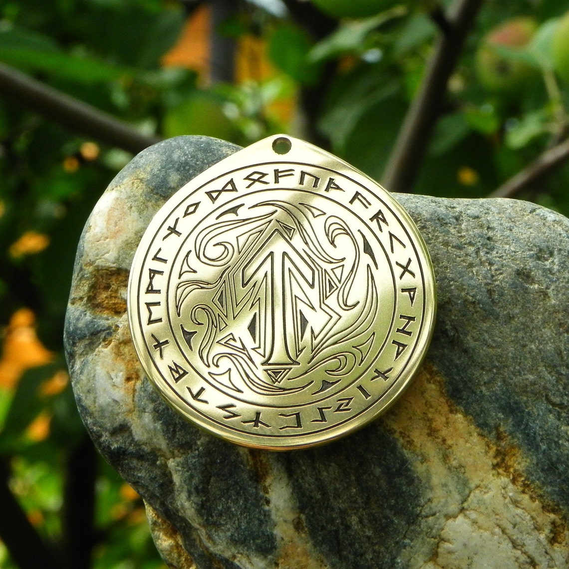 Tiwaz Rune Talisman Rune Pendant Viking Necklace Nordic | Etsy