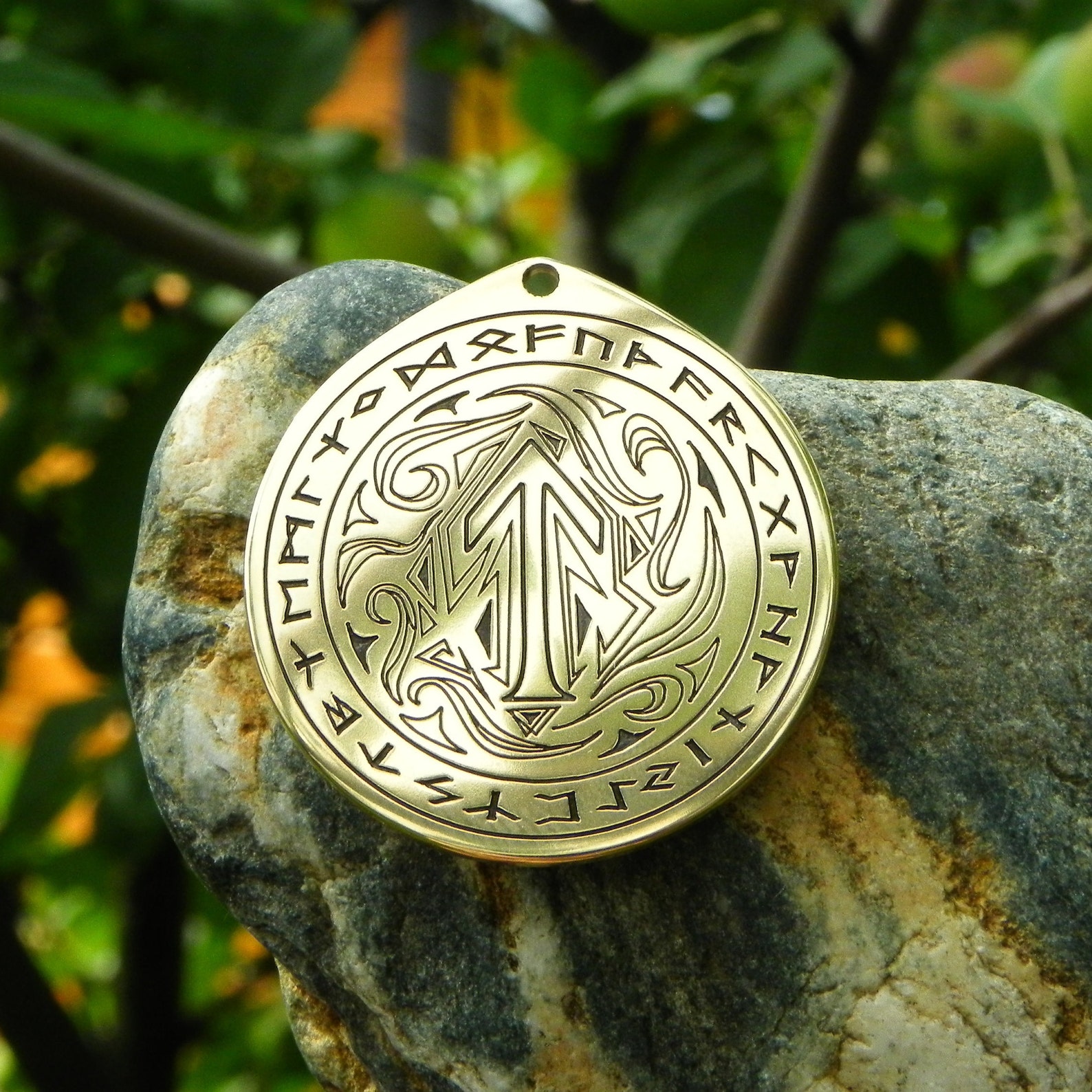 Tiwaz Rune Talisman Rune Pendant Viking Necklace Nordic | Etsy