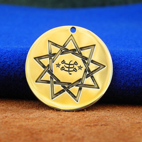 Ringstone Symbol In The Nine Pointed Star Talisman Baha i Etsy