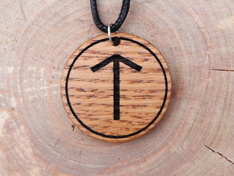 Tiwaz rune talisman Rune pendant Viking necklace nordic | Etsy
