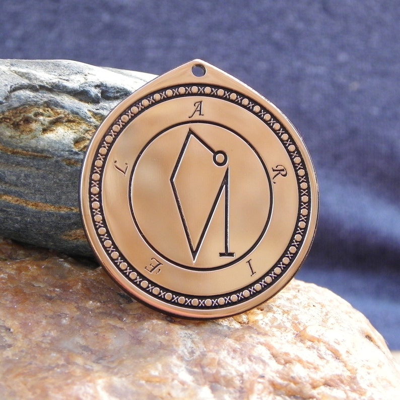 Amulet symbol of Archangel Ariel Uriel Hearth of | Etsy