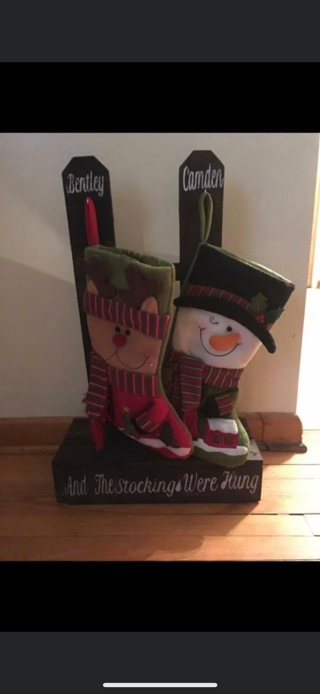 Pallet Christmas Stocking - Etsy
