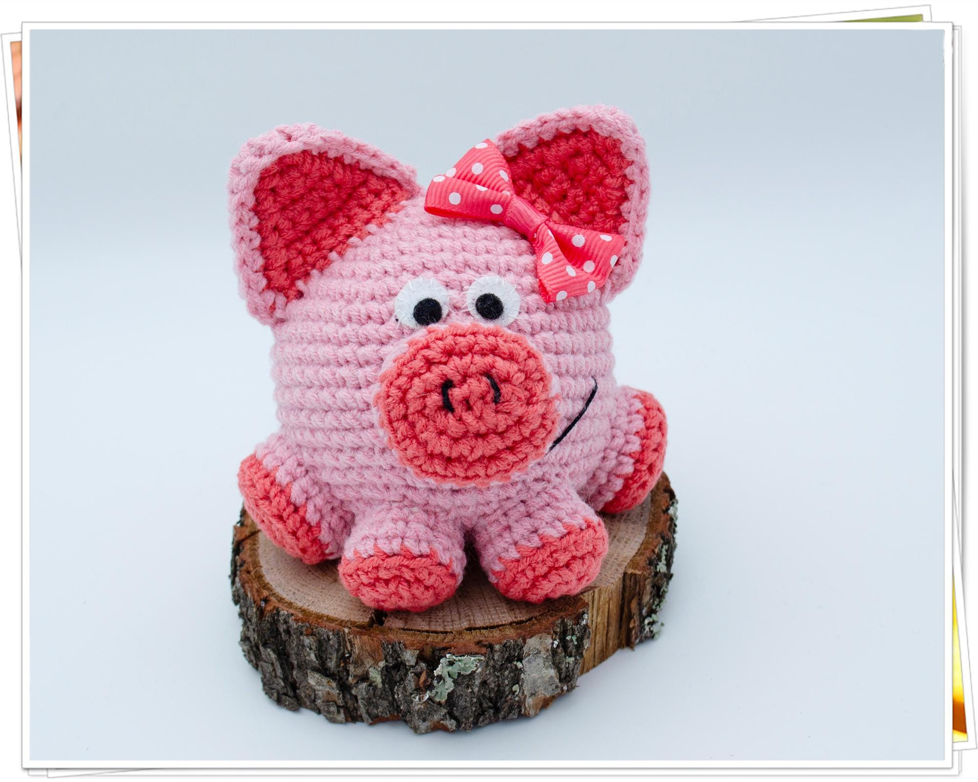 Crochet Mini Pig Amigurumi Pattern: Piggy Toy Keychain (PDF Pattern) - Etsy