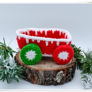 Crochet Christmas Train PDF Pattern/amigurumi Christmas Train Crochet ...