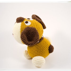 Amigurumi Brown Dog Pattern, Crochet Brown Puppy PDF, DIY Dog Tutorial ...