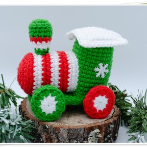 Crochet Christmas Train PDF Pattern/amigurumi Christmas Train Crochet ...