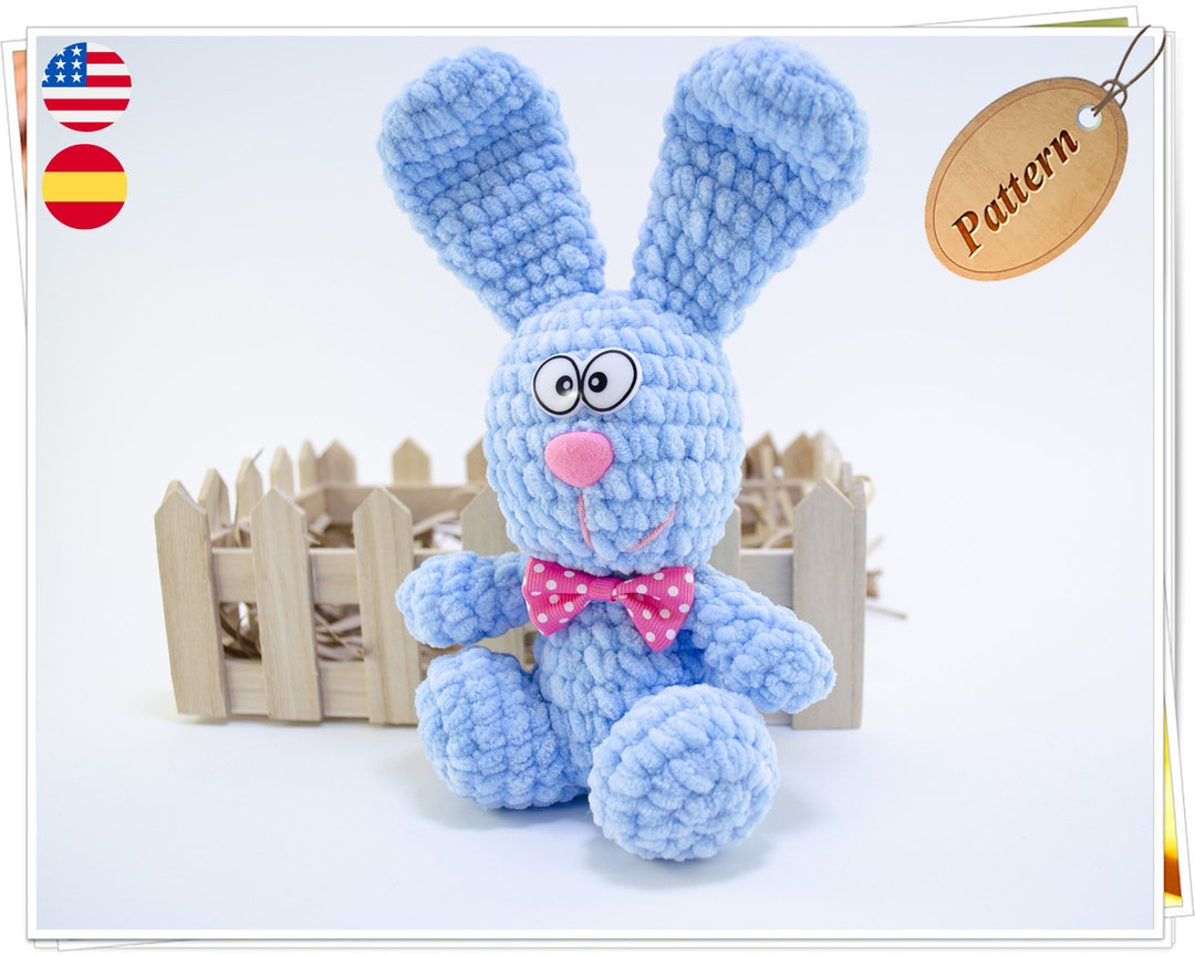 Crochet Bunny Pattern, Amigurumi Plush Bunny Pattern, Crochet Cute ...