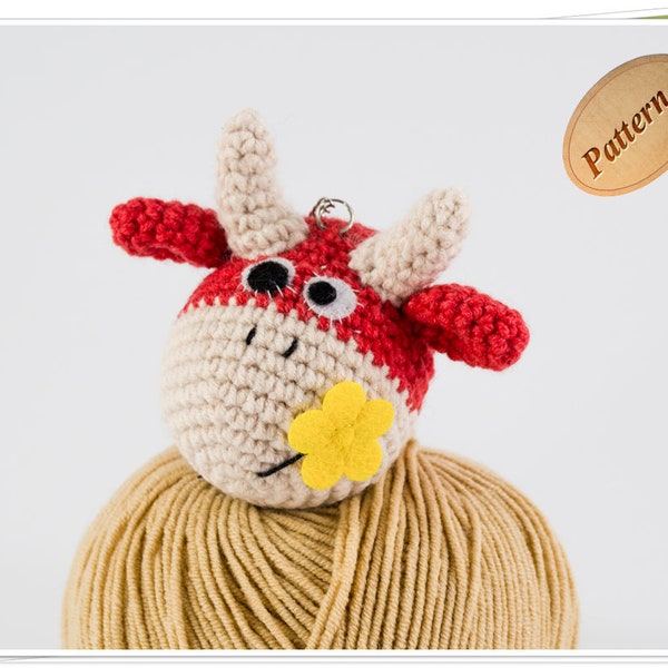 Bull Keychain - Etsy