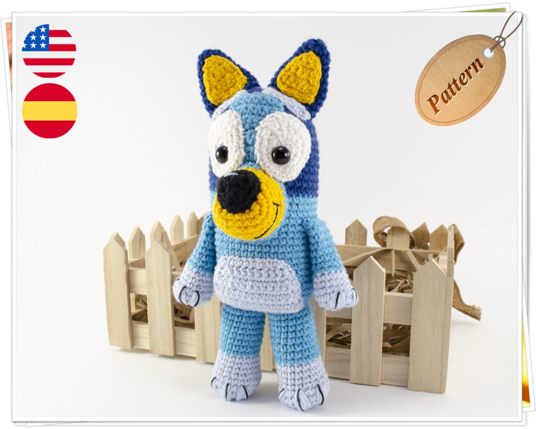 Crochet Blue Heeler Puppy Pattern/amigurumi Heeler Dog PDF Pattern ...