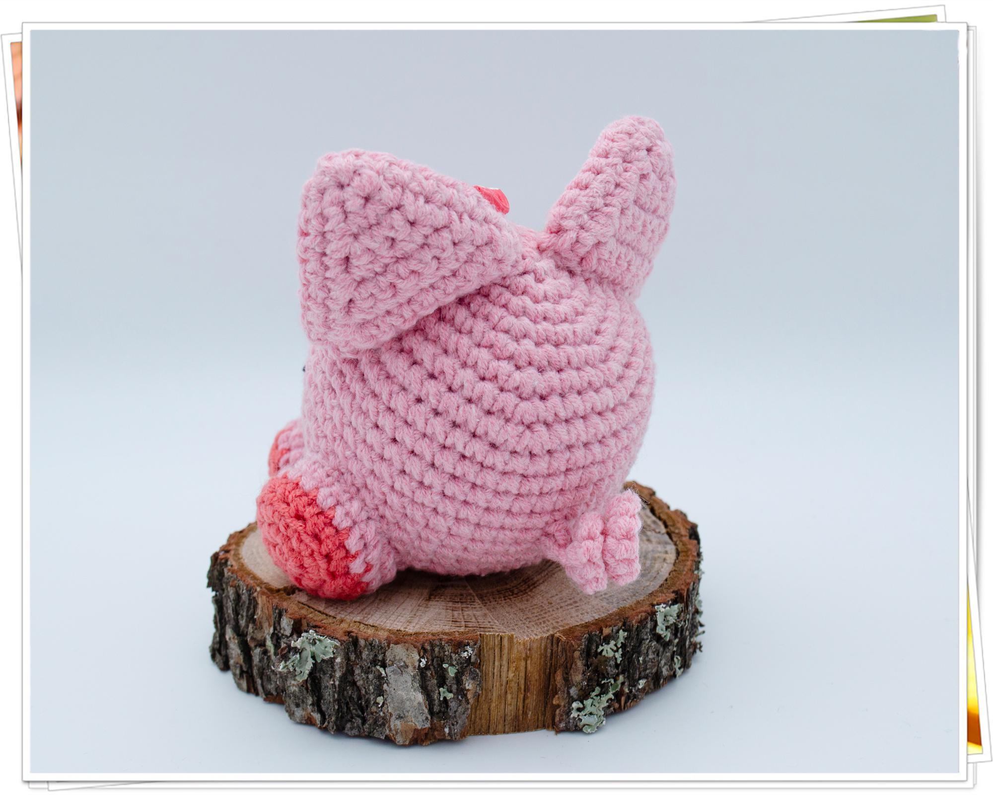 Crochet Mini Pig Amigurumi Pattern: Piggy Toy Keychain (PDF Pattern) - Etsy