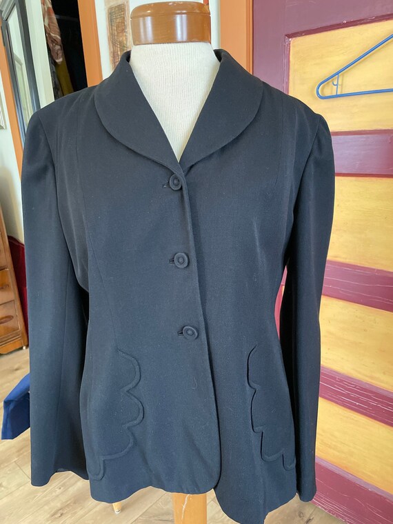 Vintage, Fitted, Classy 1950's Joselli Blazer--wool g… - Gem