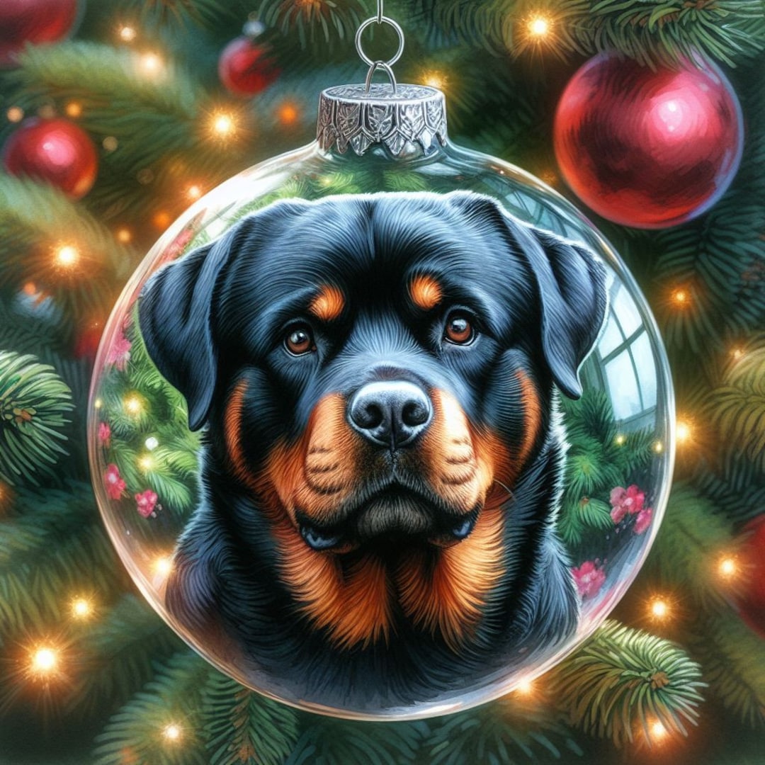 Pack of 5 Rottweiler Christmas Cards - Etsy