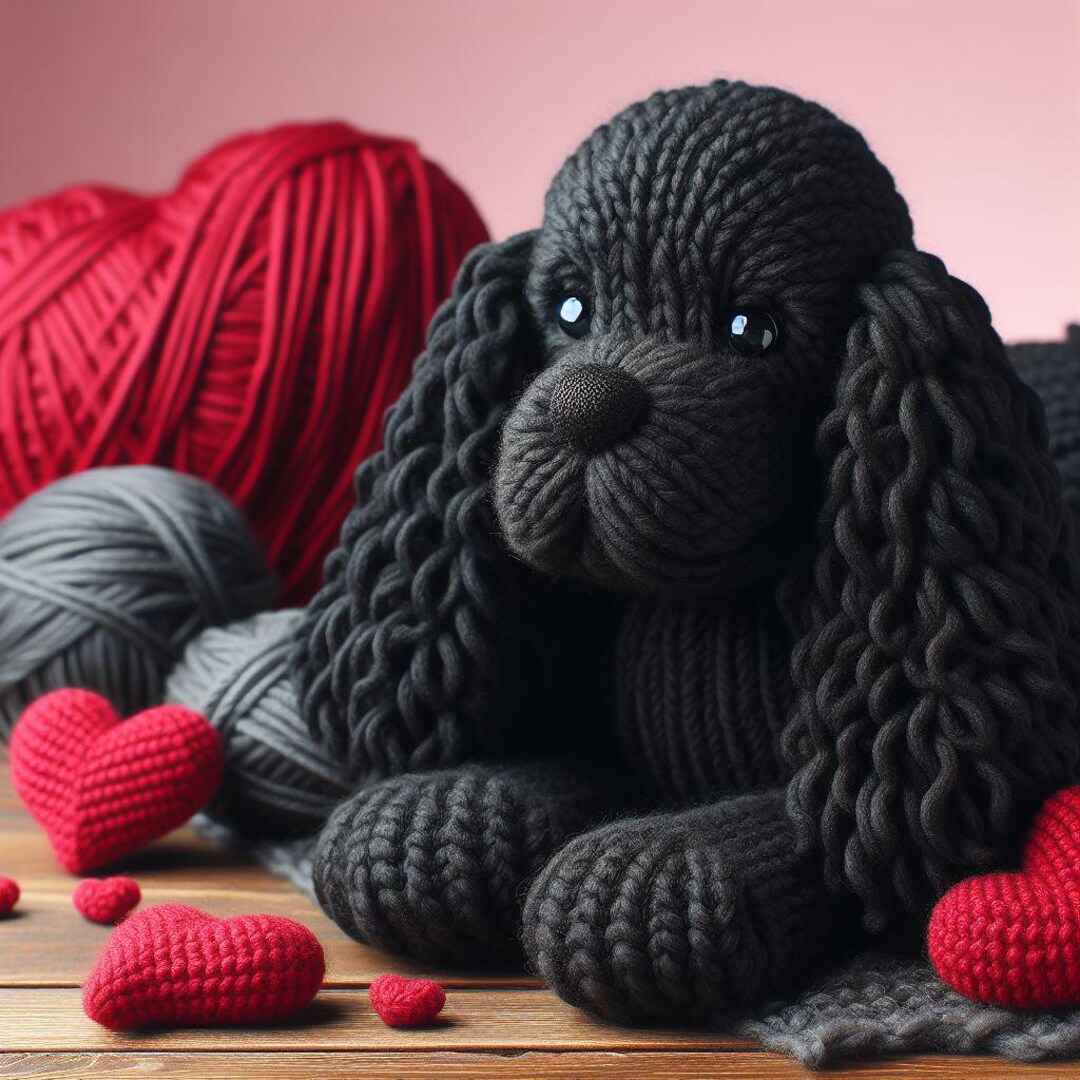 Black Cocker Spaniel Greeting Card - Blank Inside - Suitable for ...