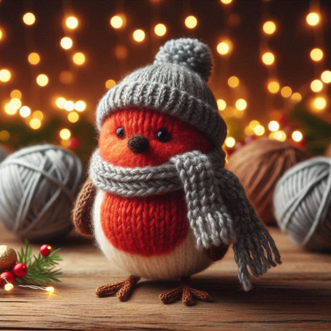 Christmas Robin Christmas Card - Etsy UK