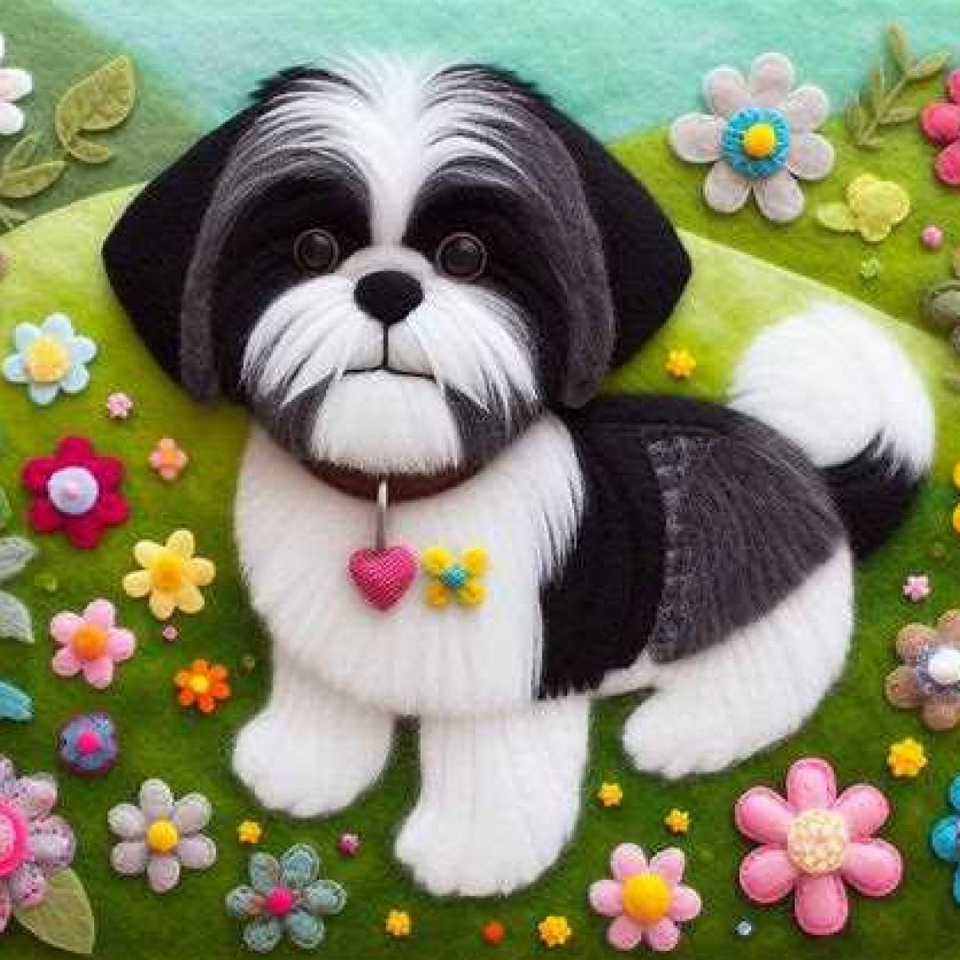 Shih Tzu Greeting Birthday Card - Etsy