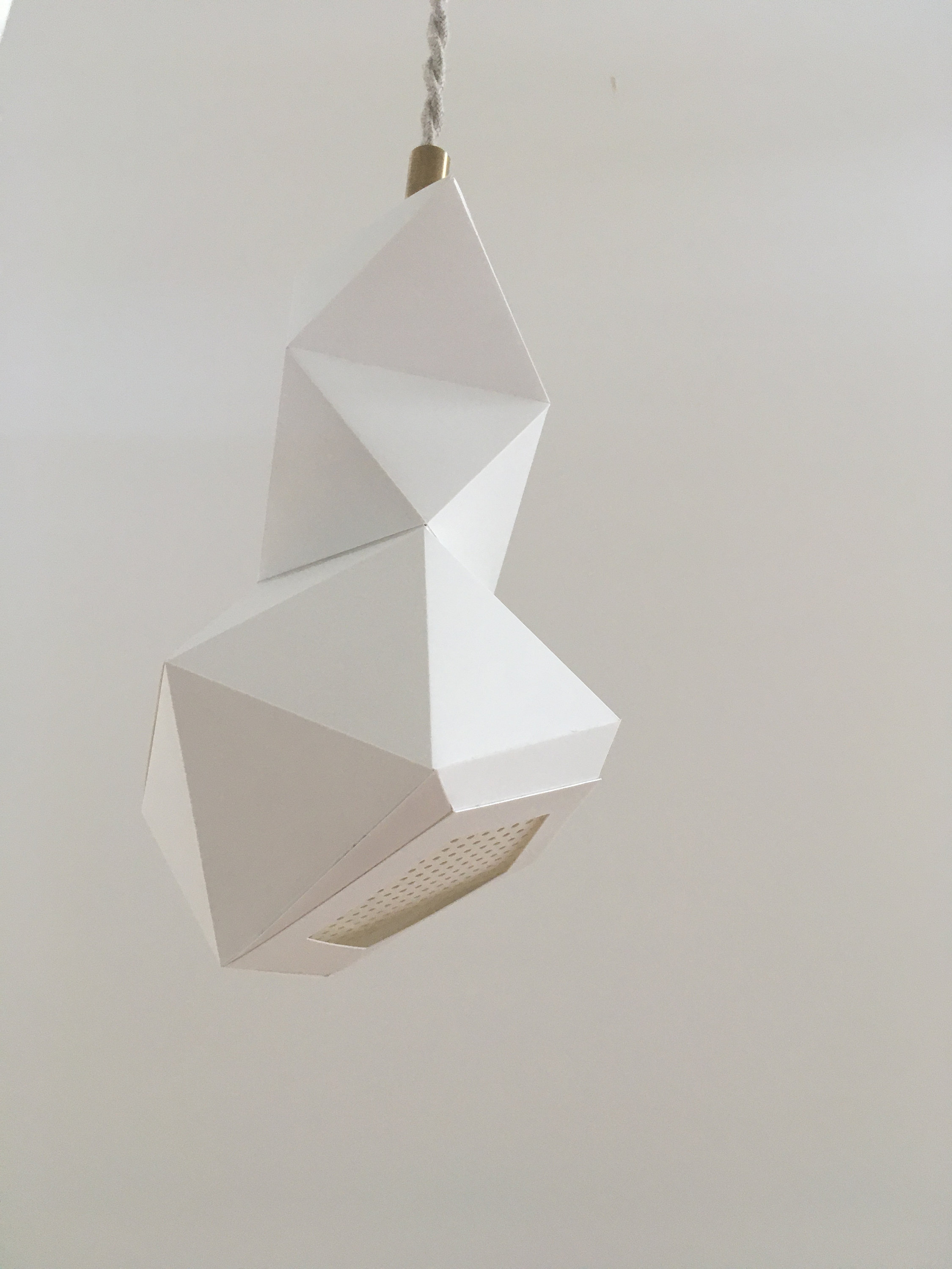 Origamileuchte⎪Origamilampe⎪Origami Hängeleuchte Papier⎪handgefertigt ...