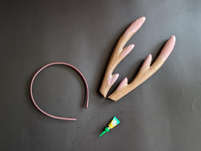 3D Printed Deer Antlers for Shikonoko - Etsy