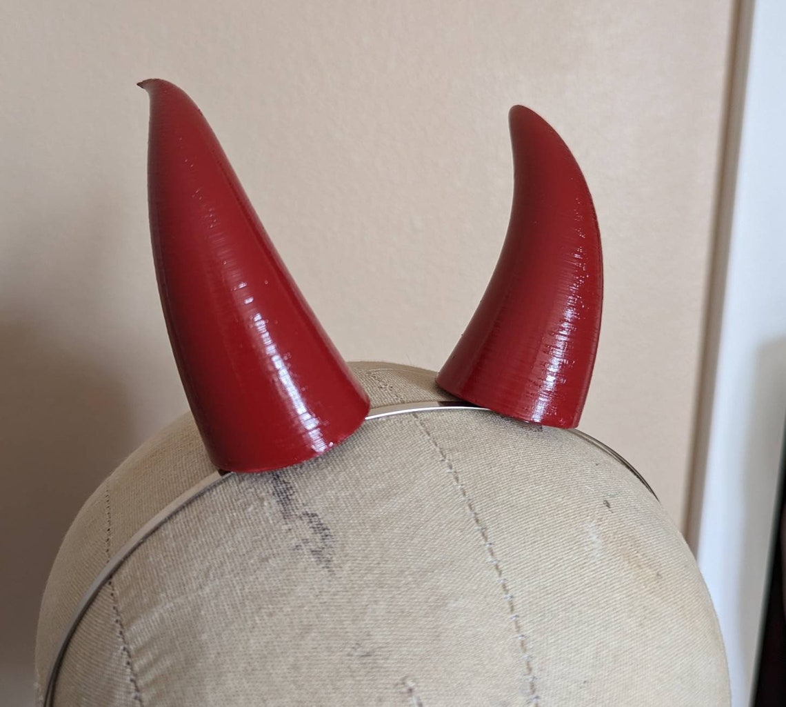 3D Printed Horns Demon Horns / Power Horns - Etsy