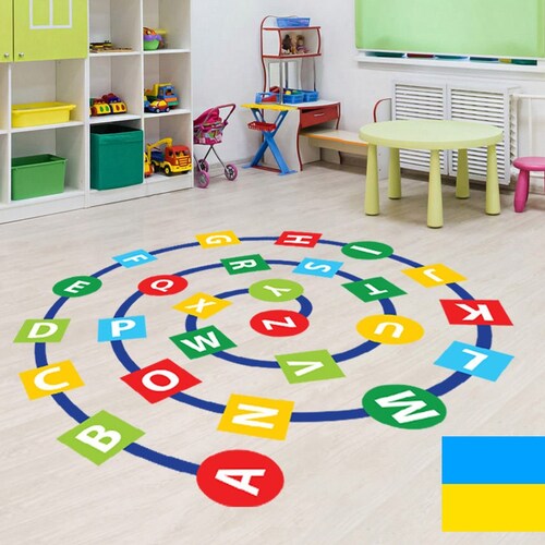 School Floor Sensory Path Educational Floor Decal ABC Decals - Etsy