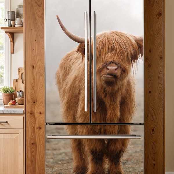 Cow Refrigerator Wrap - Etsy