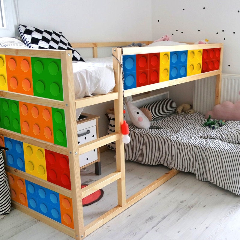 Ikea Kura Bed Red - Etsy