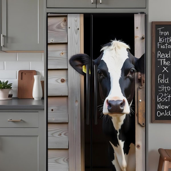Cow Refrigerator Wrap - Etsy