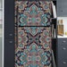 Blue Mandala Fridge Wrap Refrigerator Wrap Vinyl Side by - Etsy