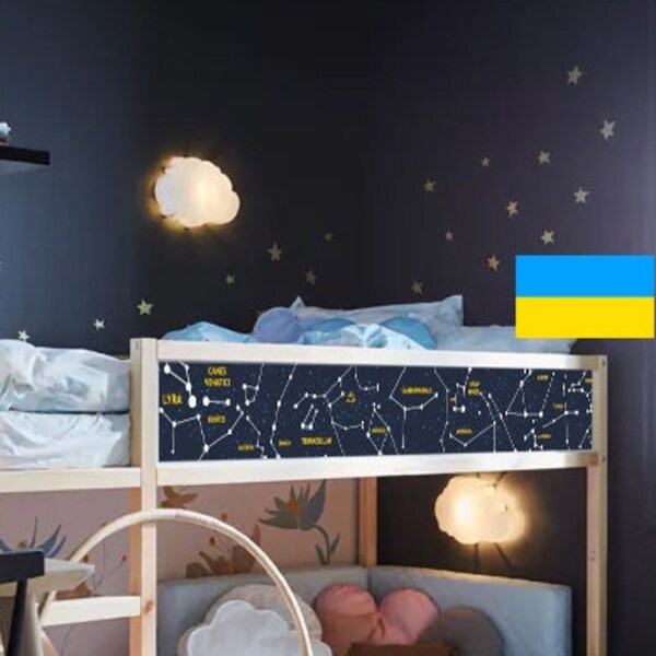 Ikea Kura Bed Decals Boys - Etsy