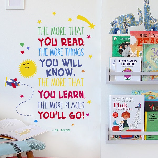 Dr Seuss Wall Decal - Etsy