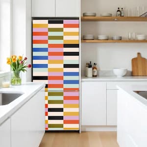 Fridge Wrap Modern, Refrigerator Wrap Vinyl Side by Side, Top Bottom ...