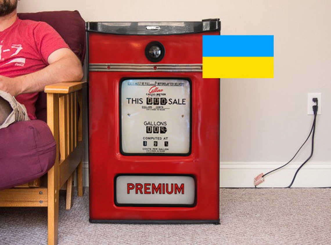 MINI FRIDGE RETRO Wraps Vintage Man Cave Mini Fridge Wrap | Etsy